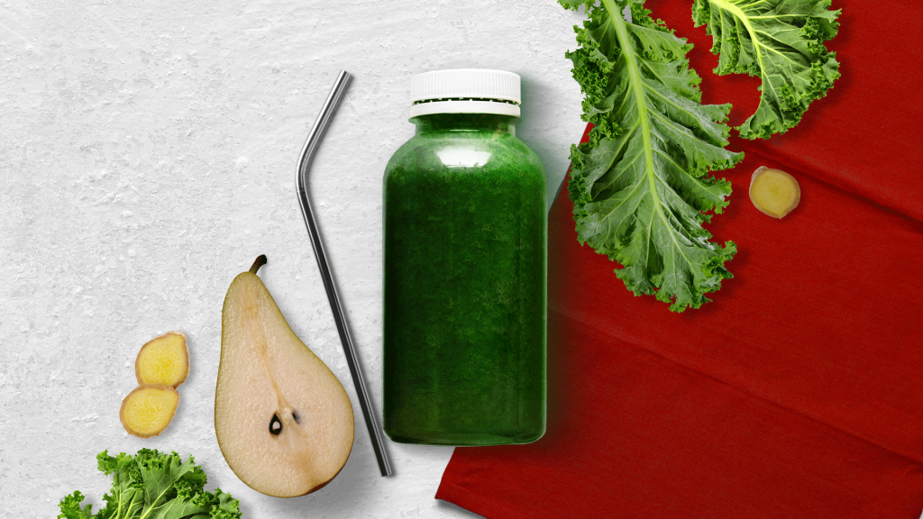 Detoxing Green Smoothie - Dherbs Kitchen